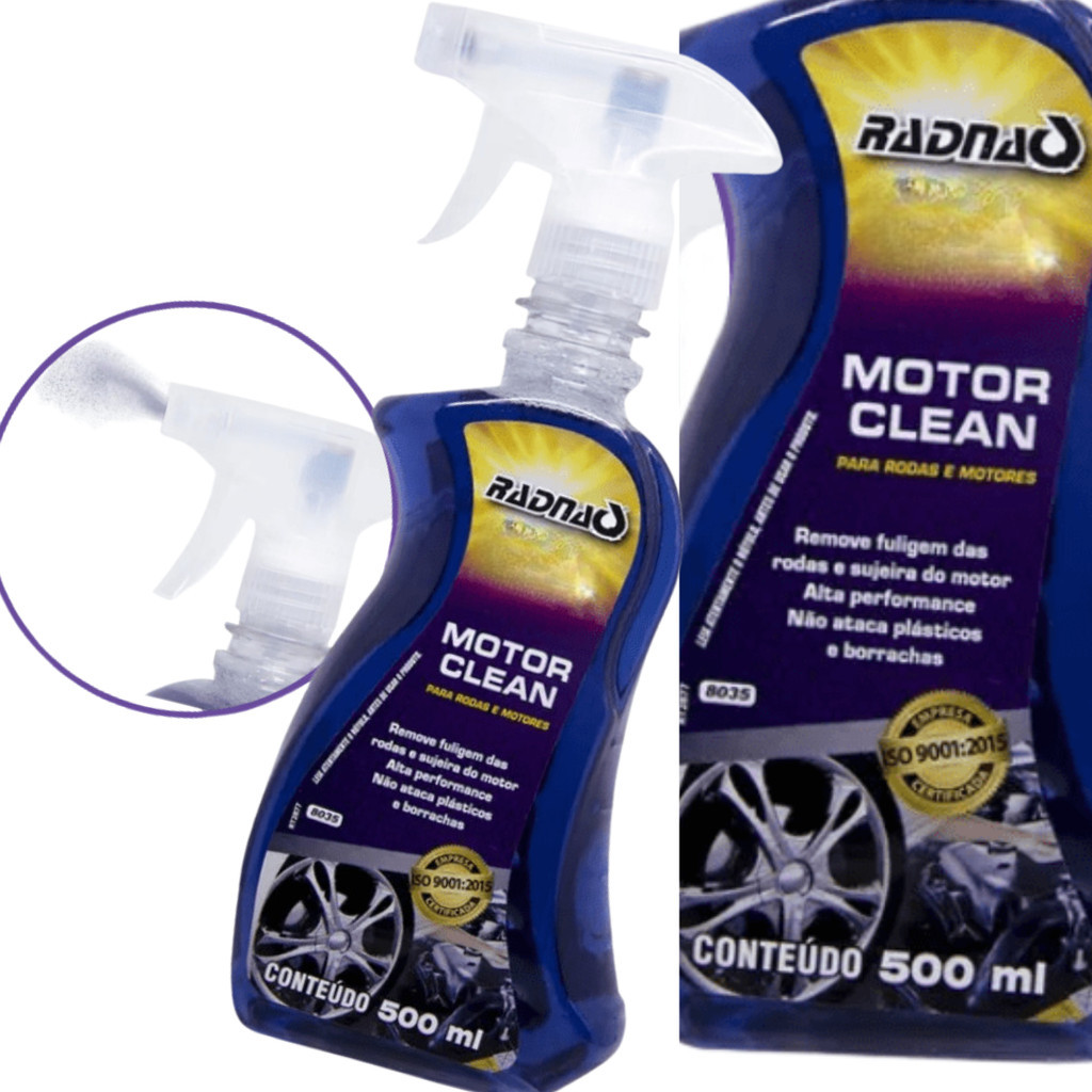 Limpa Rodas e Motor 500Ml - Radnaq Motor Clean | Shopee Brasil