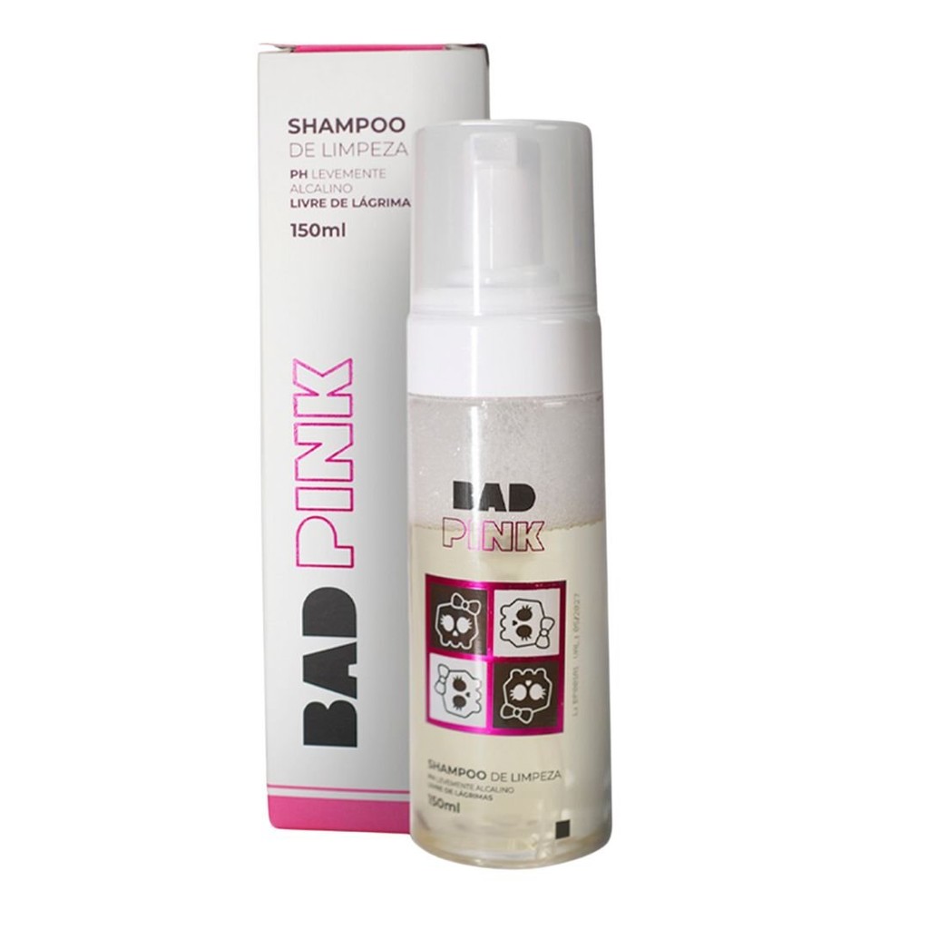 Espuma Mousse Shampoo De Limpeza Bad Pink | Shopee Brasil