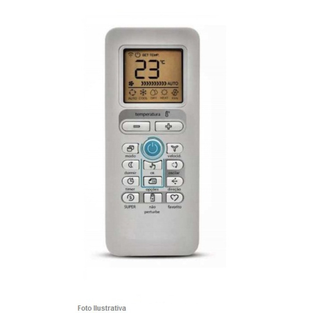 Controle Remoto Ar Condicionado Springer Midea 8063 - Substituto ...