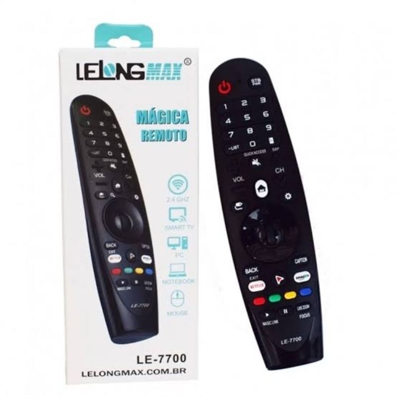 7700 Controle Remoto Universal Compatível para Tv LG Magic Smart ...