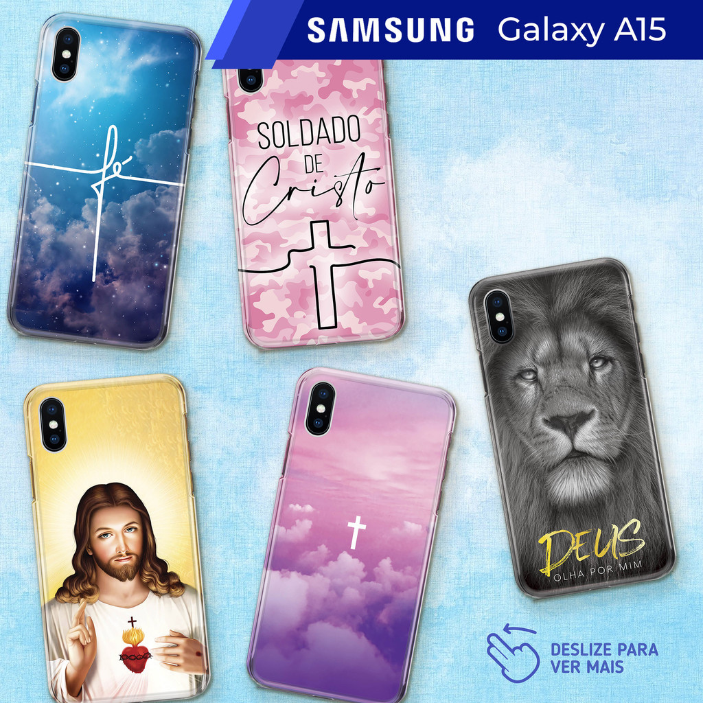 Capa Capinha - Samsung Galaxy A15 - Religião Deus Jesus | Shopee Brasil