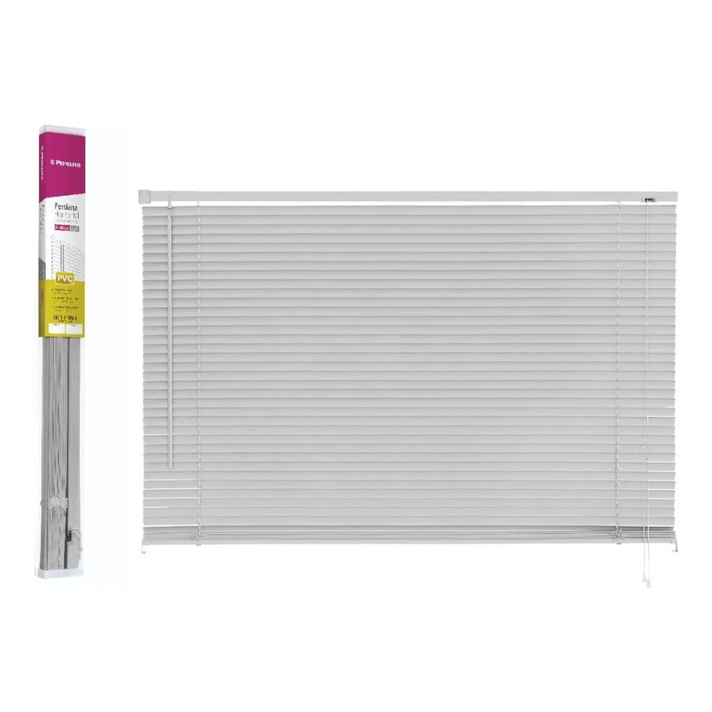 PERSIANA HORIZONTAL 120CM X 130CM PVC PLASTICA CINZA PRIMAFER | Shopee ...