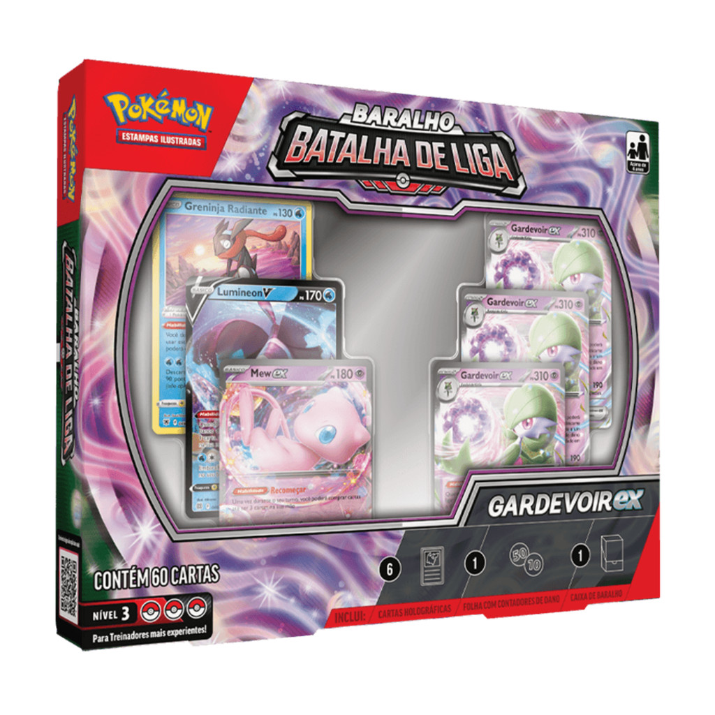 Pokémon Deck Batalha De Liga Gardevoir Ex Shopee Brasil