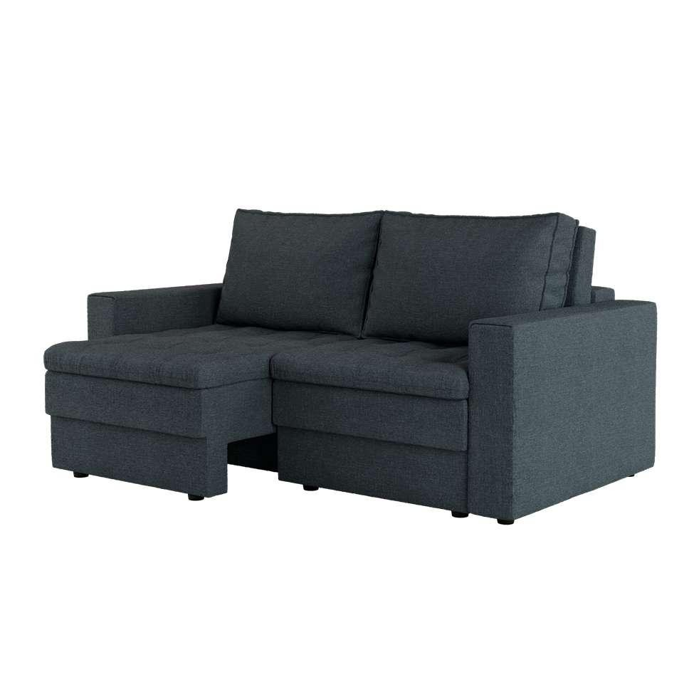 Sofá 3 Lugares Retrátil Berna Linho Grafite 180 cm | Shopee Brasil