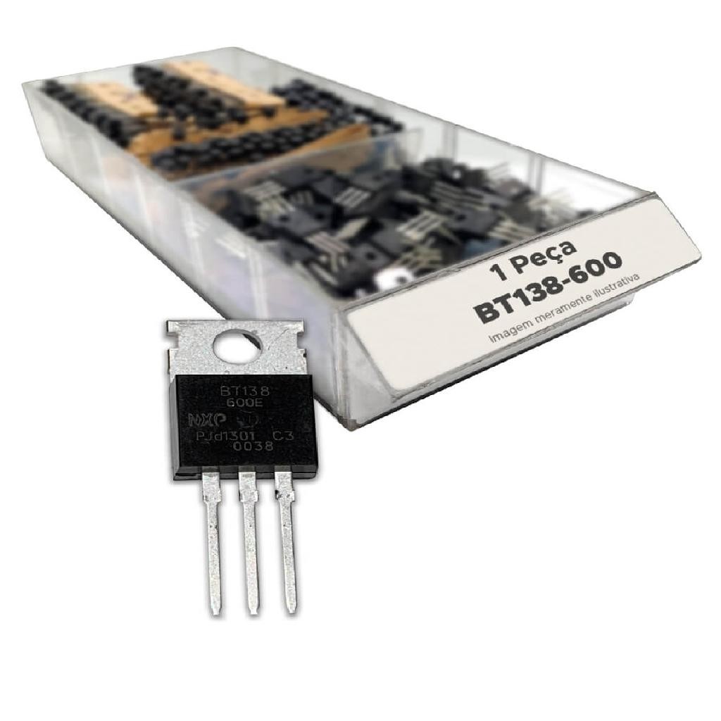 5x Transistor Bt138-600 = Bt 138-600 = Bt138 600 Triac | Shopee Brasil