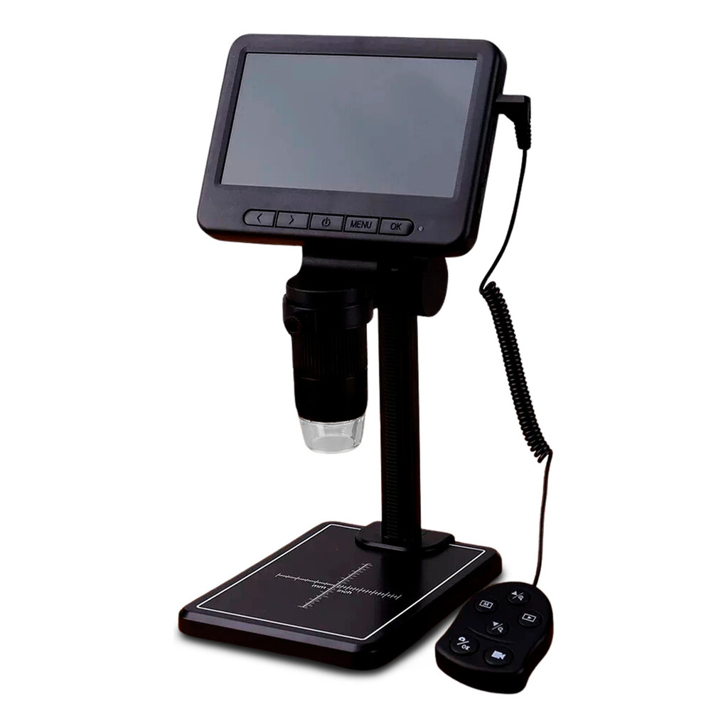 Microscópio Digital Portátil Full Hd Com Controle Remoto | Shopee Brasil
