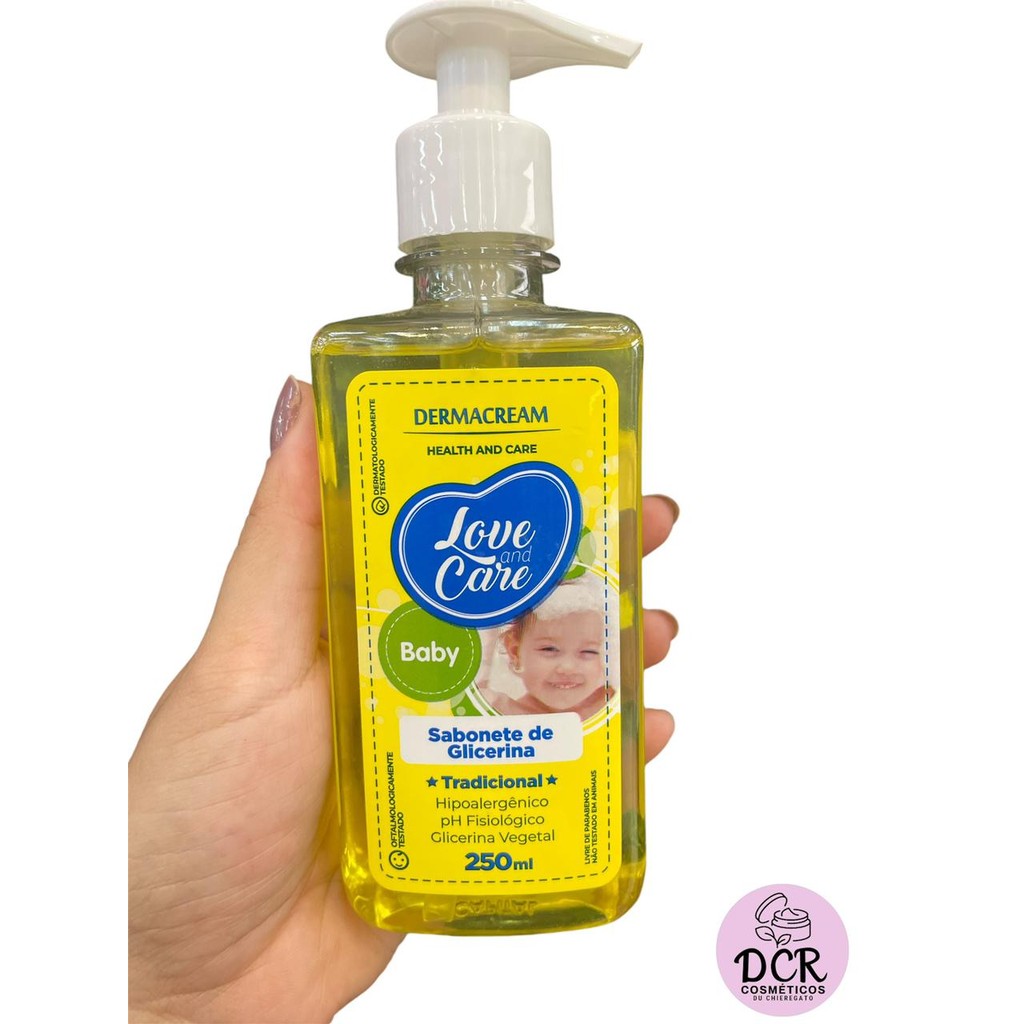 Sabonete Liquido Dermacream Baby - Love and Care - Glicerina ...