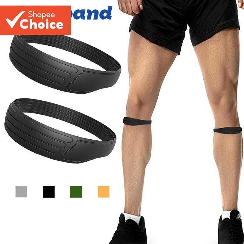 Faixa De Joelho De Silicone Patela Tendão Basquete Suporte Cinta ...