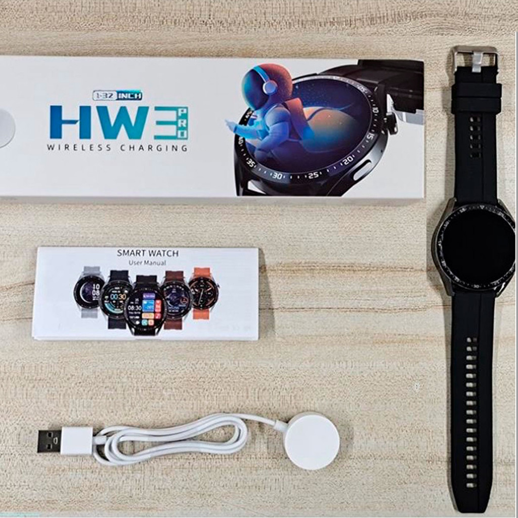 Smartwatch HW3 Pro é um relógio inteligente | Shopee Brasil