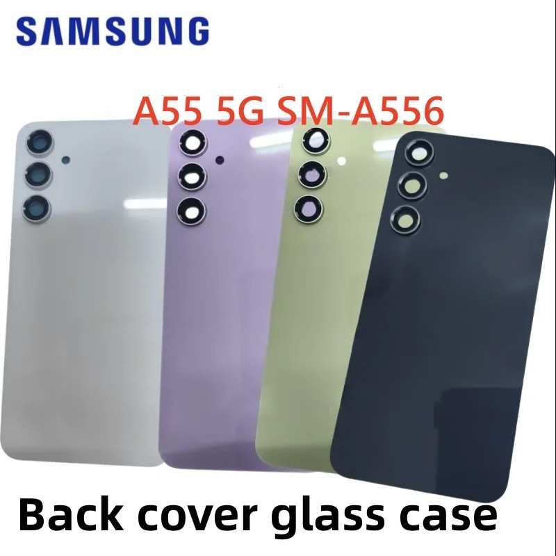 Tampa Traseira De Vidro Substituição Para Samsung Galaxy A55 5G SM-A556 ...