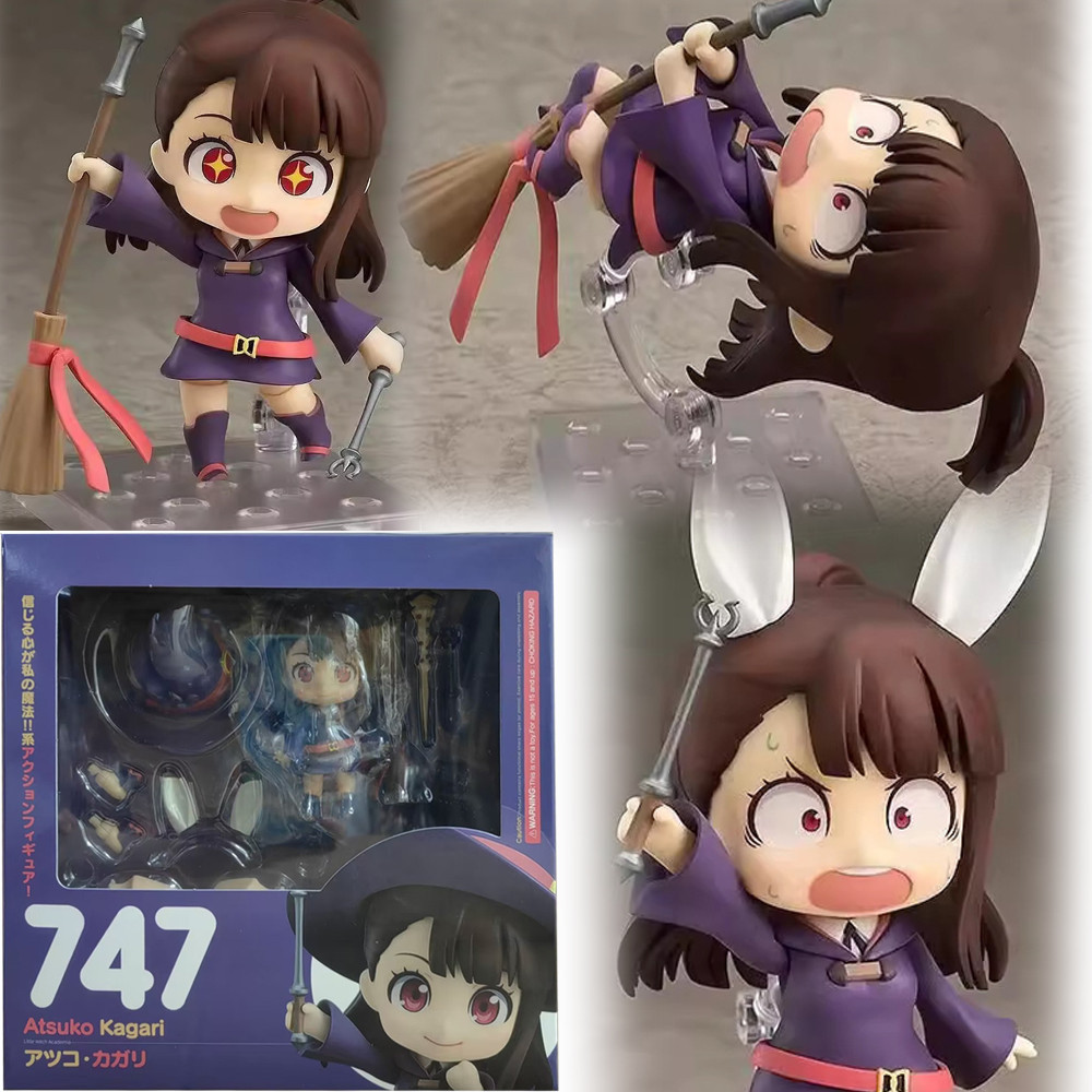 Pequena Bruxa Academia Nendoroid Atsuko Akko Kagari Boneca Móvel De ...