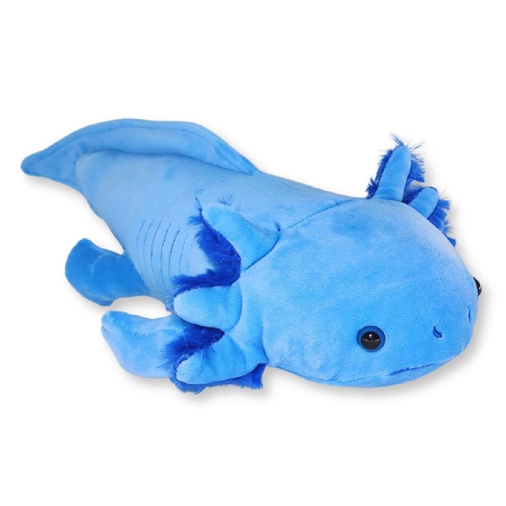 Axolote de Pelúcia Fizzy Toys FE7397 Azul Marble | Shopee Brasil