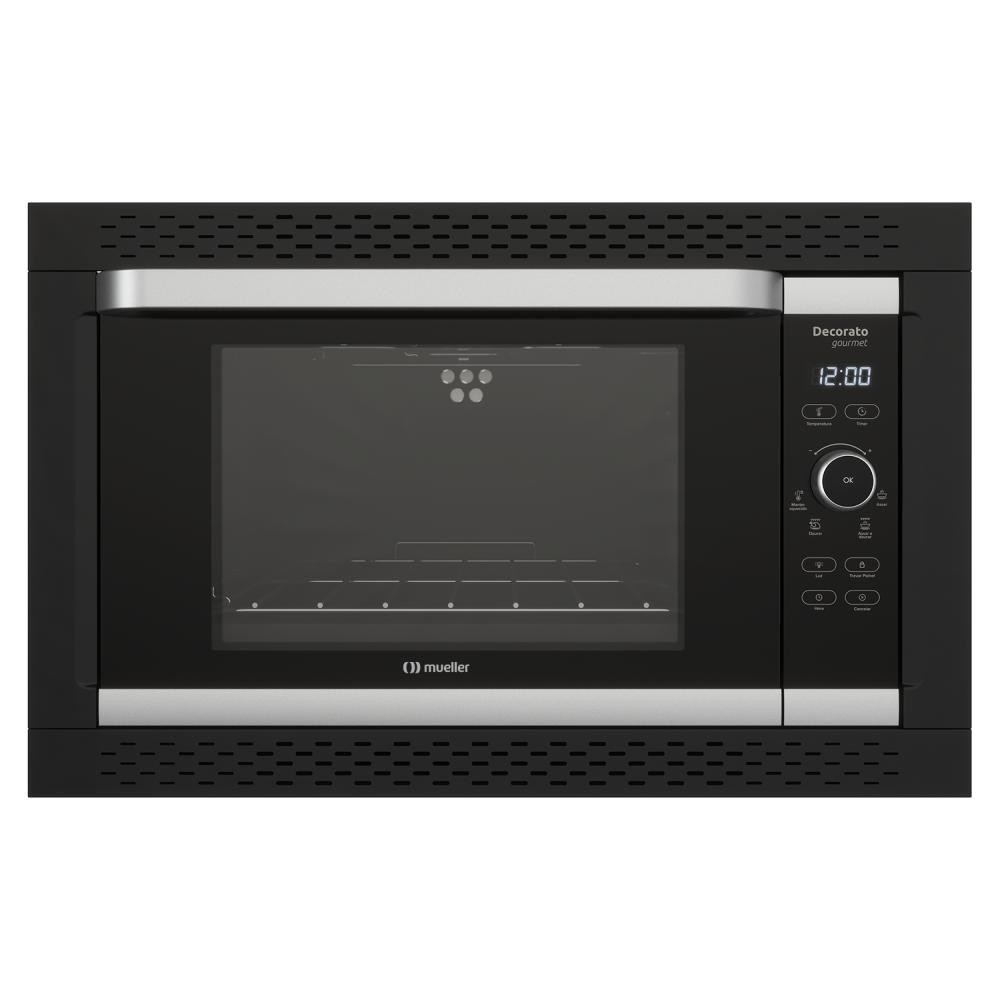 Forno Elétrico de Embutir Mueller Decorato Gourmet 127v 44L Preto ...