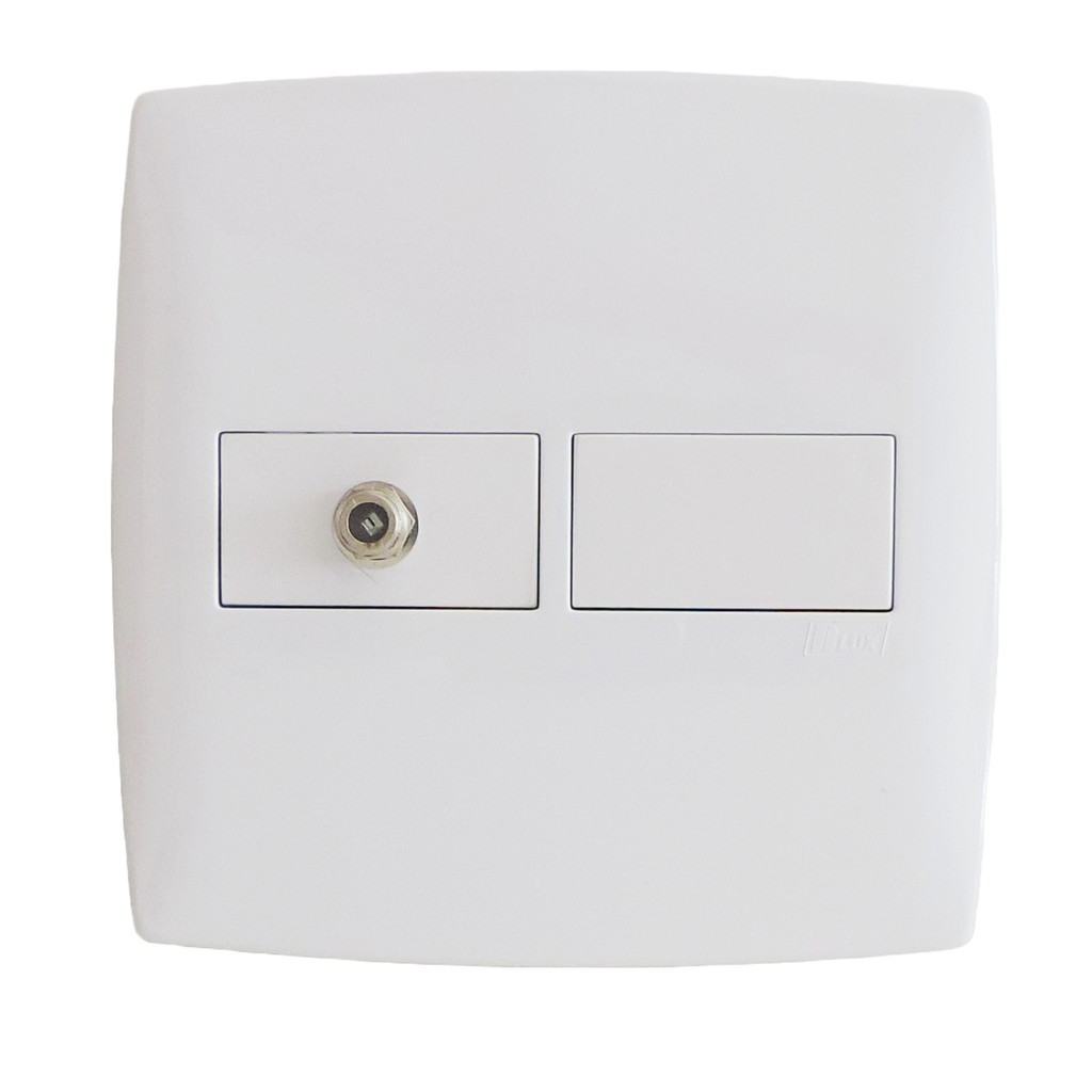 Placa 4x4 com conector de antena coaxial placa tomada antena linha Home ...