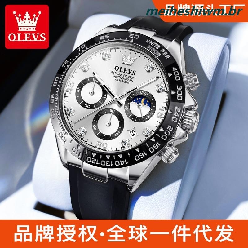 OLEVS 2875 Relogio Masculino Relógio Masculino A Prova d Água Original ...