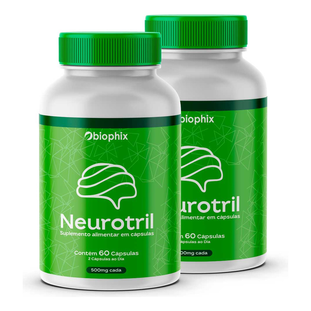 2x Neurotril Original 60 Cápsulas - Memória E Concentração | Shopee Brasil