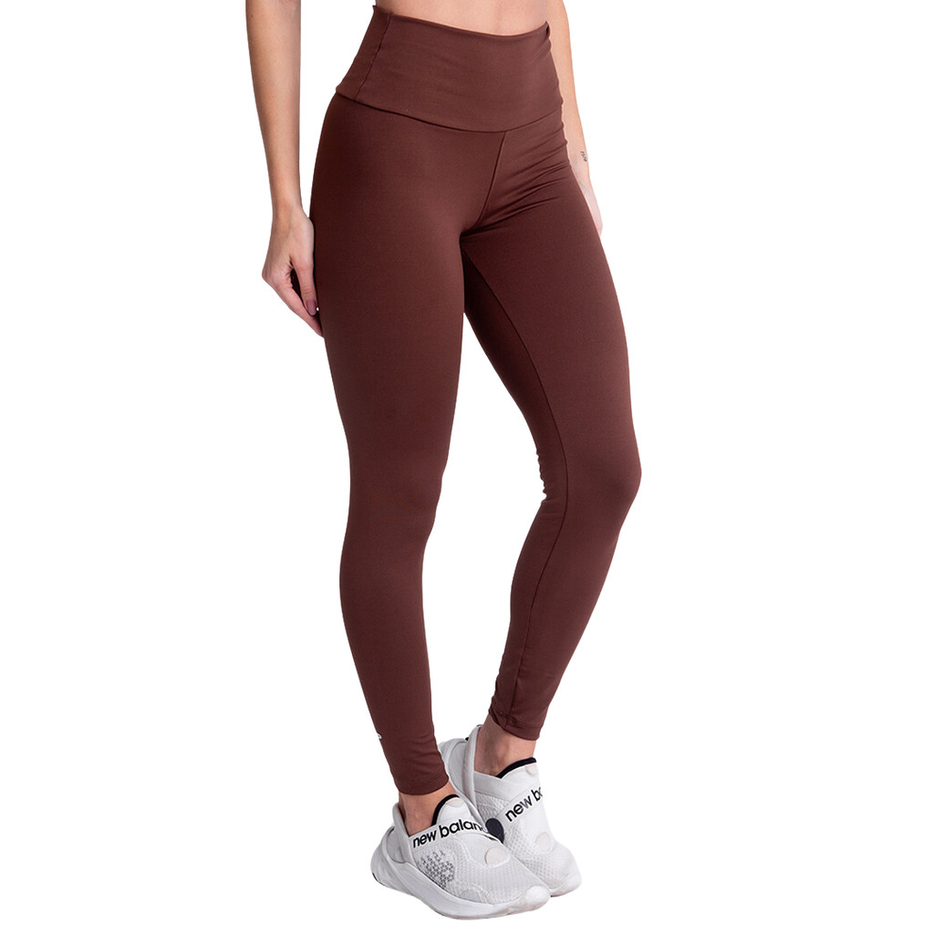 Calça Legging Marrom Conforto e Desempenho- Strep Fitness | Shopee Brasil