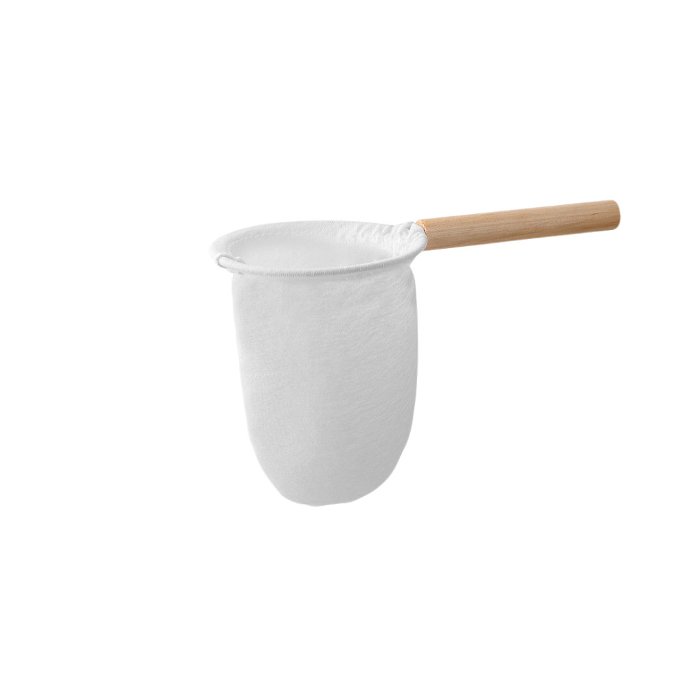 Coador para Café Flanelado c/ Cabo em Madeira Pequeno - Coador Colonial ...