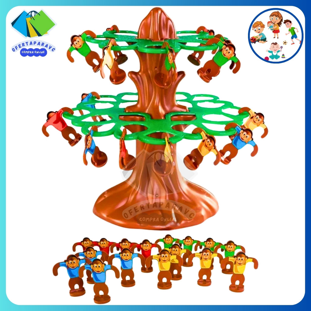 Brinquedo Pula Macaco Jogo Original Clássico Infantil Adulto Família ...
