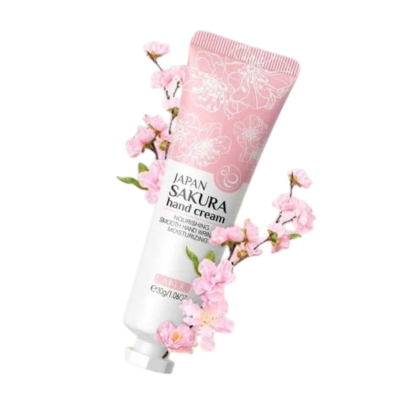 Creme para Mãos Japan Sakura Hand Cream Laikou 30g | Shopee Brasil