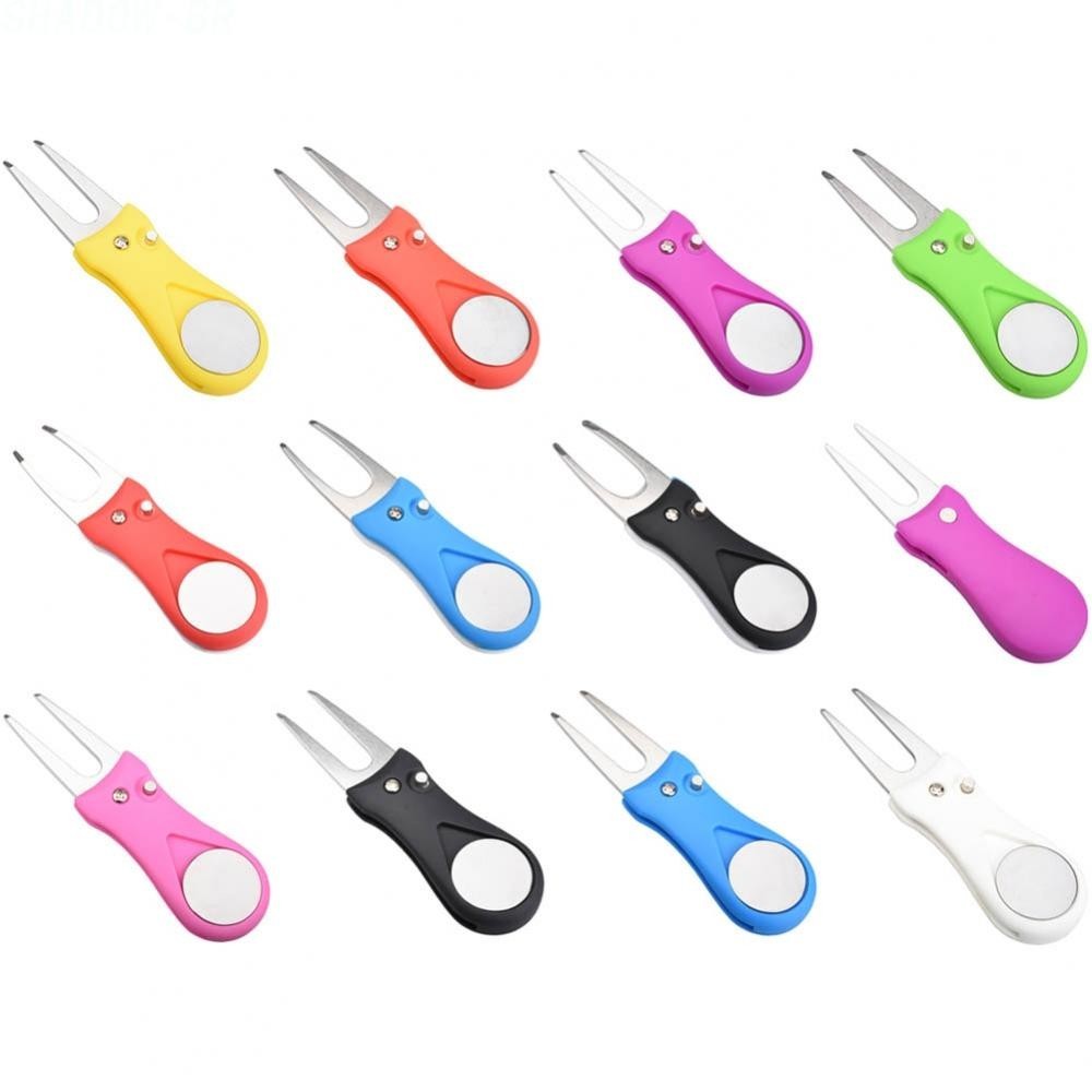 Multi Function Golf Pitchfork with Magnetic Ball Marker Premium Quality ...