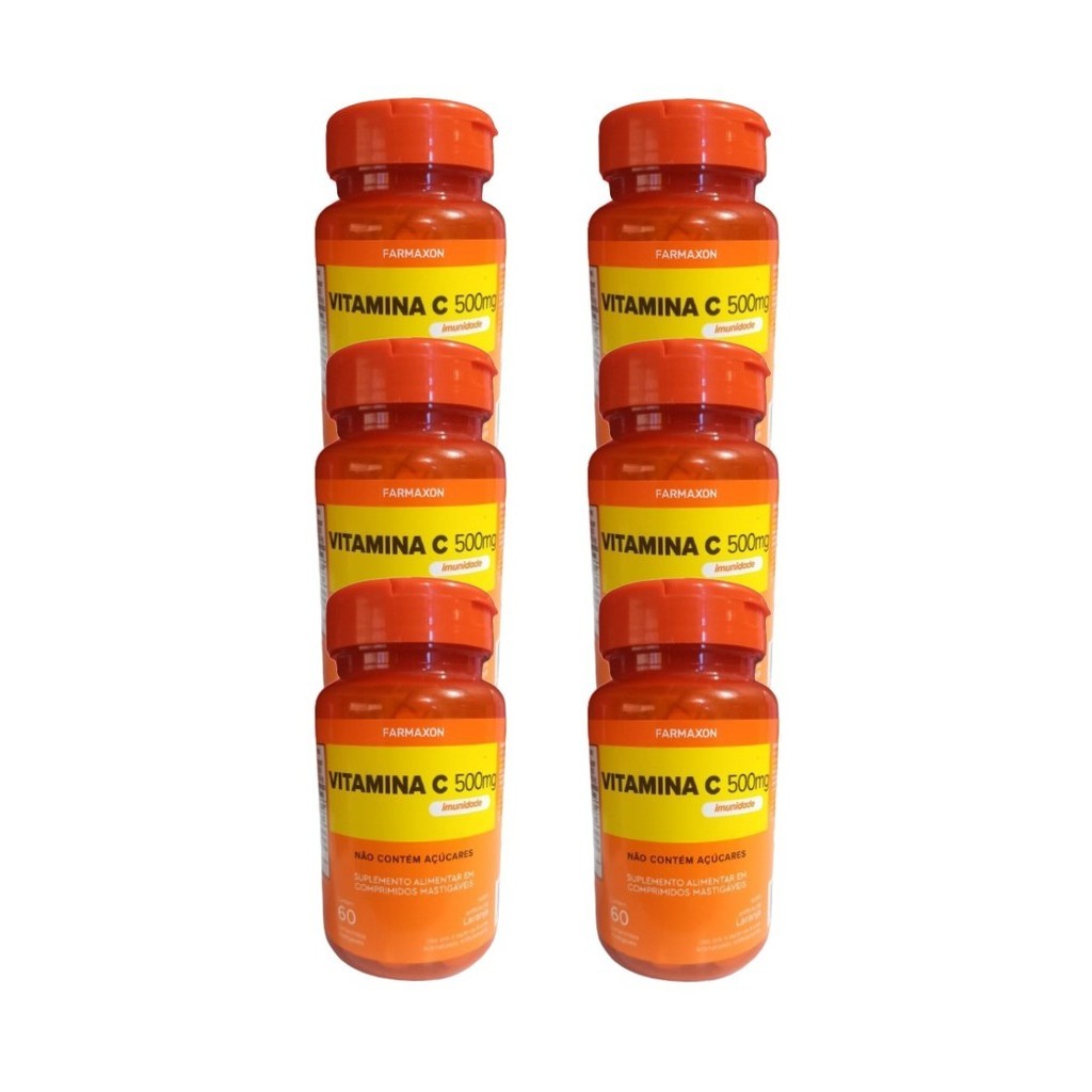 Kit 6x Suplemento Alimentar Vitamina C 500mg 60 Cpr - CIMED | Shopee Brasil