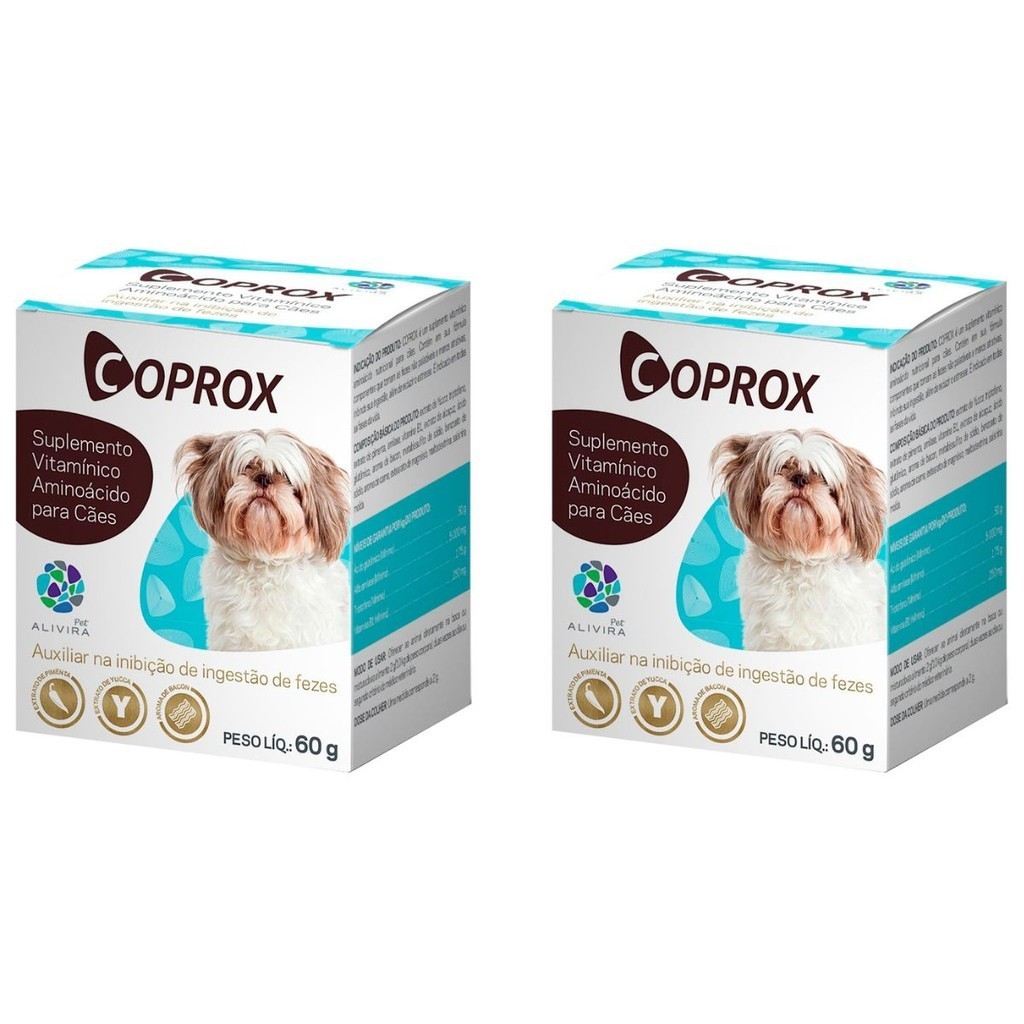 2 Coprox 60g Suplemento P/ Cães Coprofagia Duprat - Nourrie | Shopee Brasil