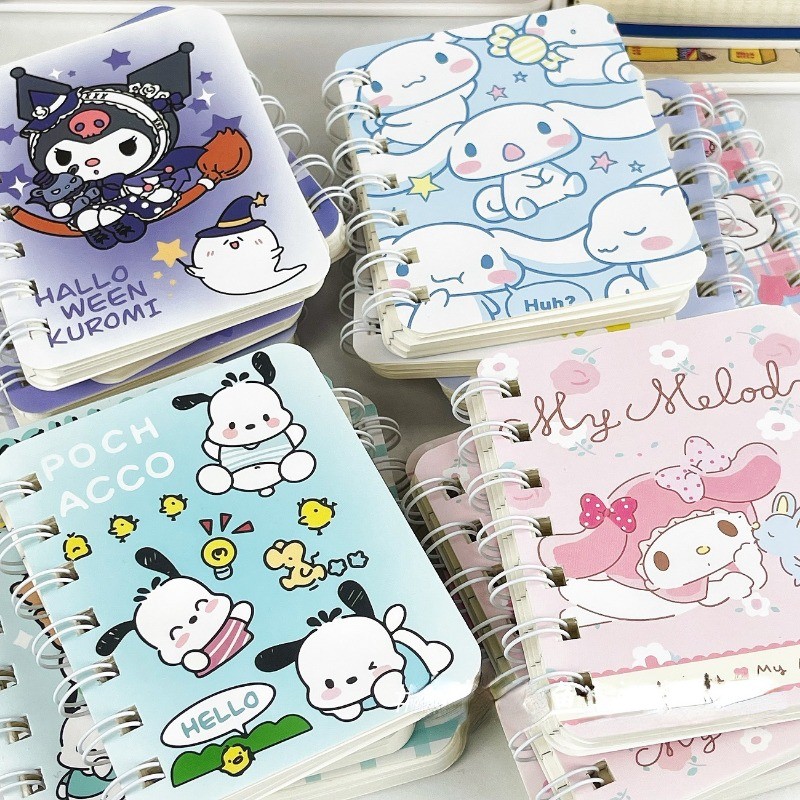 Sanrio Kawaii Coil Notebooks Cute Cartoon Padrão De Impressão De ...