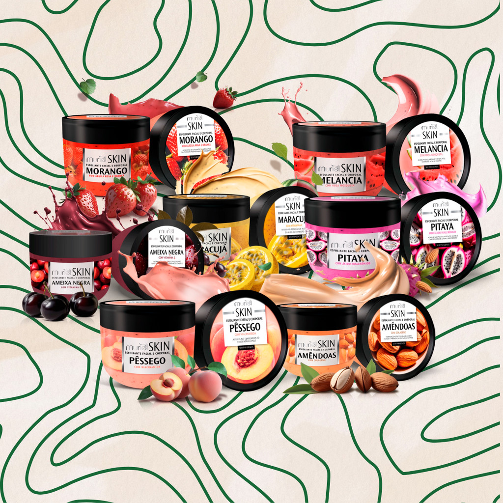 Creme Esfoliante Facial & Corporal Skin Muriel | Shopee Brasil