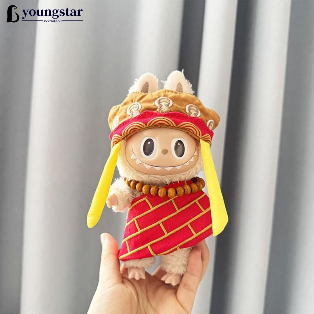 YOUNGSTAR [Somente Roupas] Para Labubu V1/V2 Idol Dolls Roupa De Festa Sentada 17cm Mini De ...