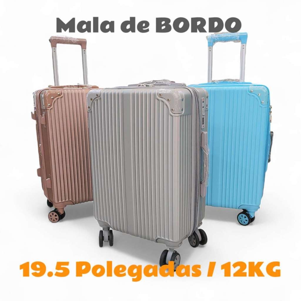 Mala de Bordo Padrão Avião – Capacidade 12KG, Design Moderno,Leve e ...