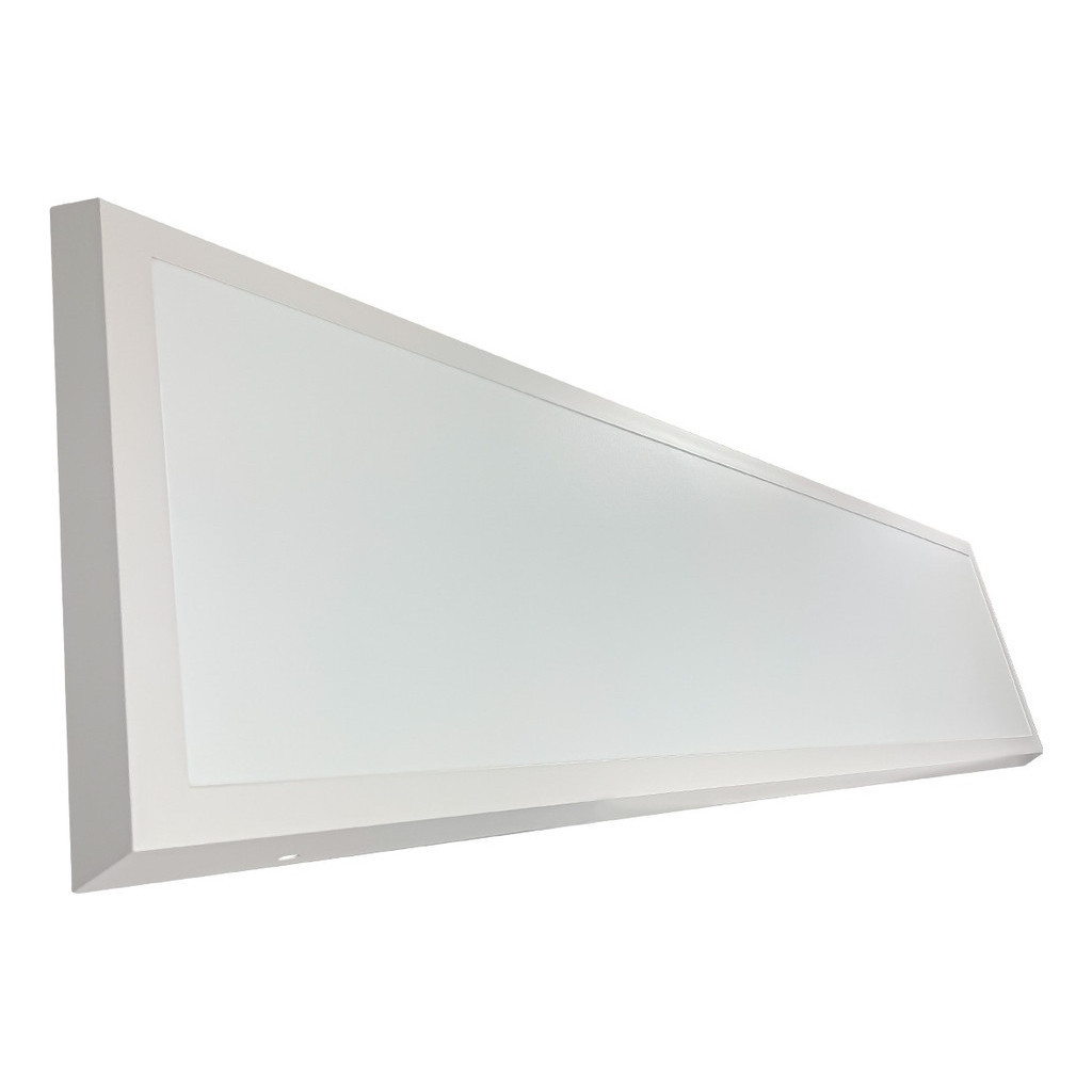 Painel Led Retangular 48w 30x120 Sobrepor Luminária 3000K Branco Quente ...