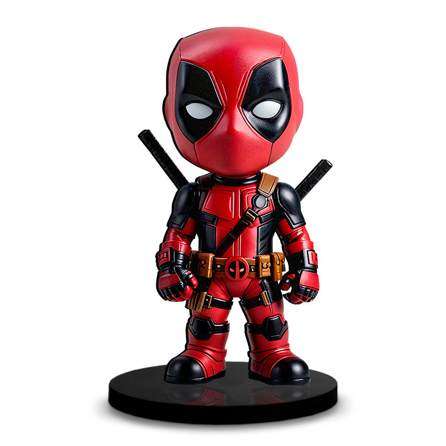 Totem Médio Boneco Deadpool 14cm + Base | Shopee Brasil