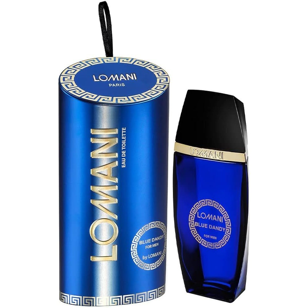 LOMANI PARIS BLUE DANDY FOR MEN EDT 100ML | Shopee Brasil