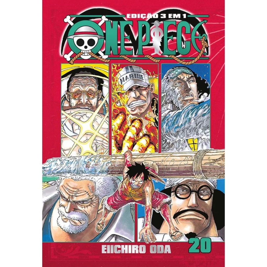 Mangá One Piece 3 Em 1 Volume 20 Panini | Shopee Brasil