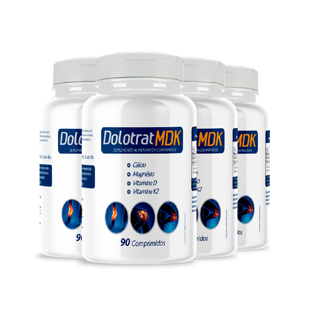 4X DOLOTRAT MDK CALCIO MAGNESIO VITAMINA D K2 90 COMPRIMIDOS | Shopee ...