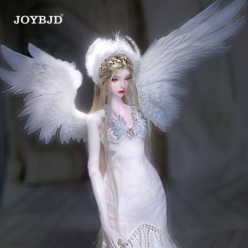Fantasia Anjo 1/4 Haniel Bjd Boneca Fullset A Com Charmosa Asa De Elfo ...