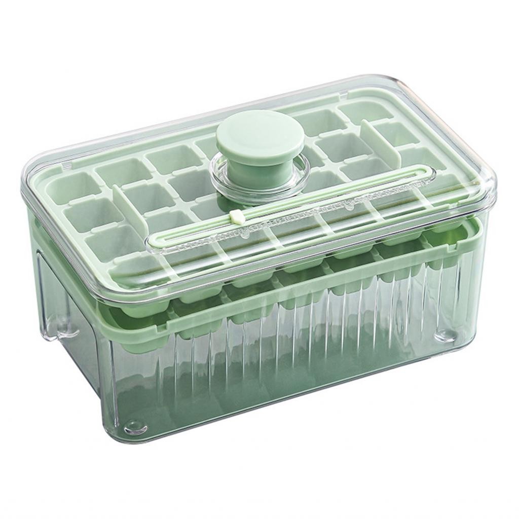 Grids Ice Maker Mould Easy Cleaning Cubes Tray Box Fast Freezing ...