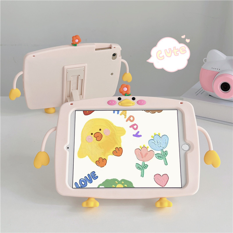 Capa Infantil Fofa De Desenho Animado 3D Para iPad 2024 Air Pro 11 " M2 ...