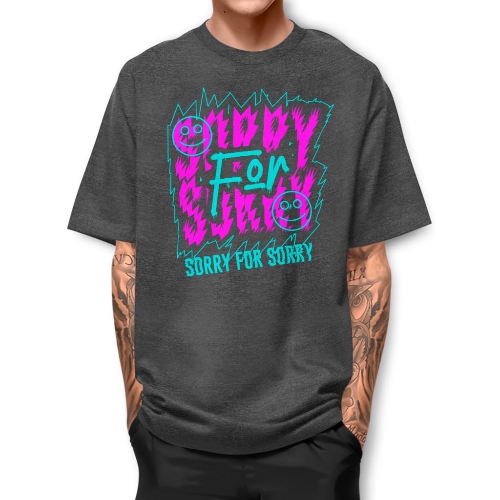 Camisa Premium Basica Sorry for Sorry 100% Algodao Manga Curta W0 ...