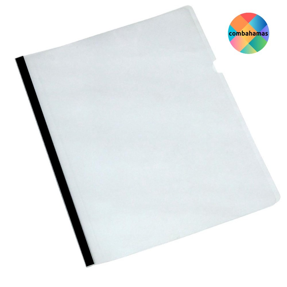 PASTA CANALETA, A4, TRANSPARENTE, 10 UN | Shopee Brasil