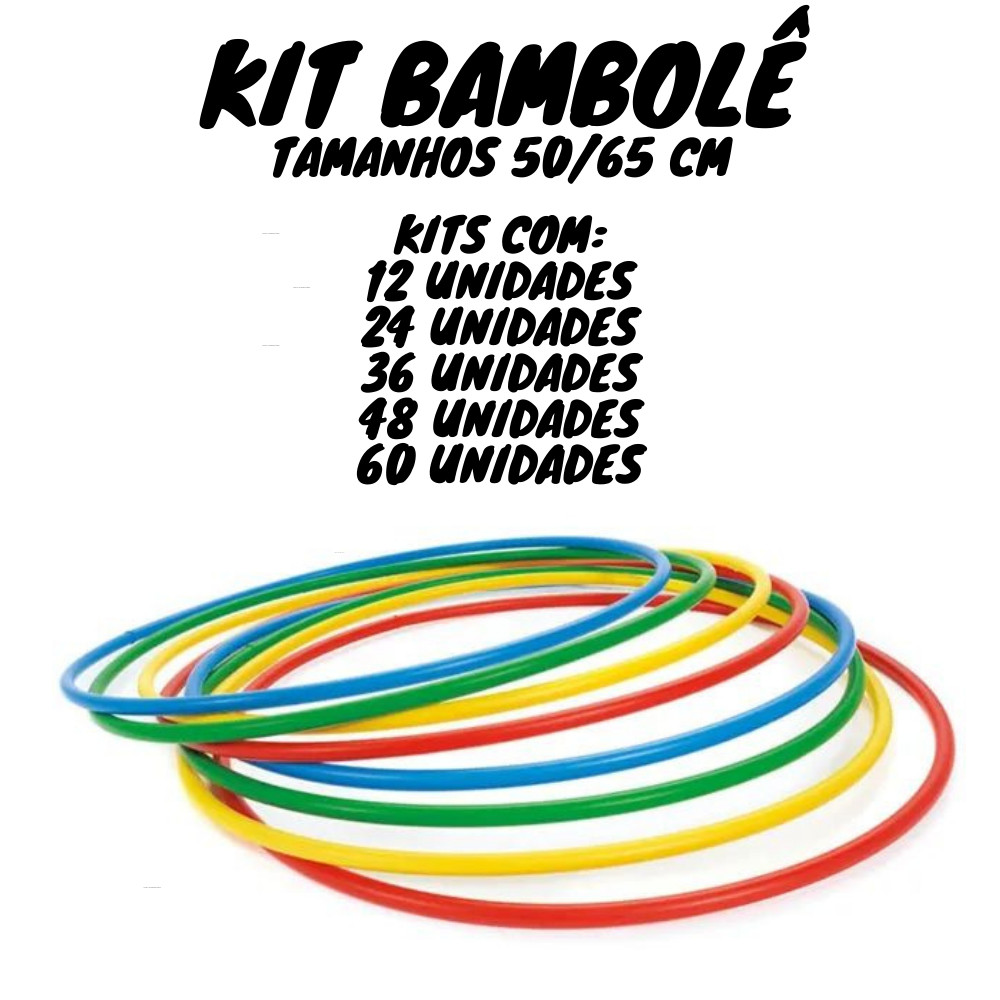 Kit Bambolês infantil Tamanhos 50/65 Cm brinquedos ar livre Promoção A ...