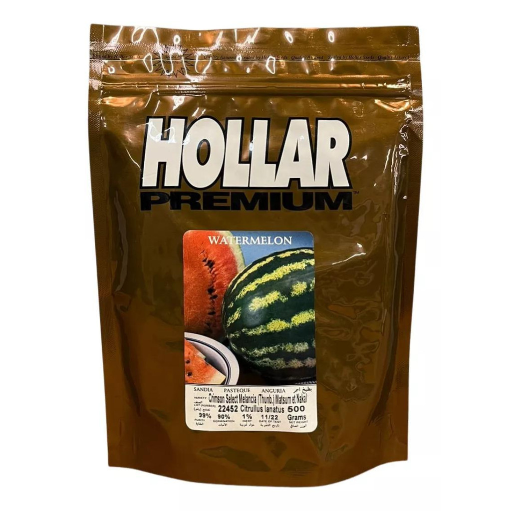 Sementes Melancia Crimson Select Hollar Topseed Premium 500g | Shopee ...