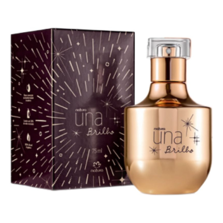 Natura Una Brilho Deo Parfum Feminino 75 ml | Shopee Brasil