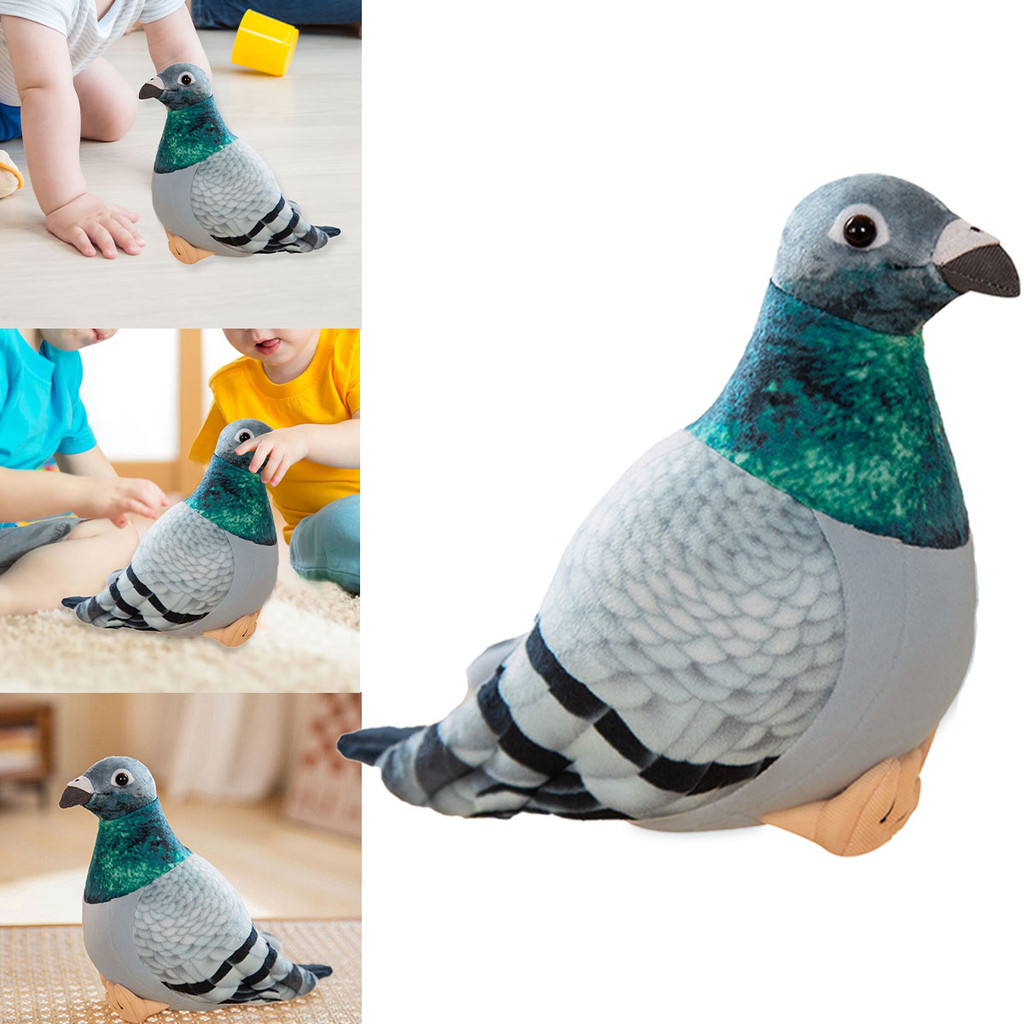 1 Pçs De Alta Qualidade Realista Pombo Brinquedos De Pelúcia Macio ...