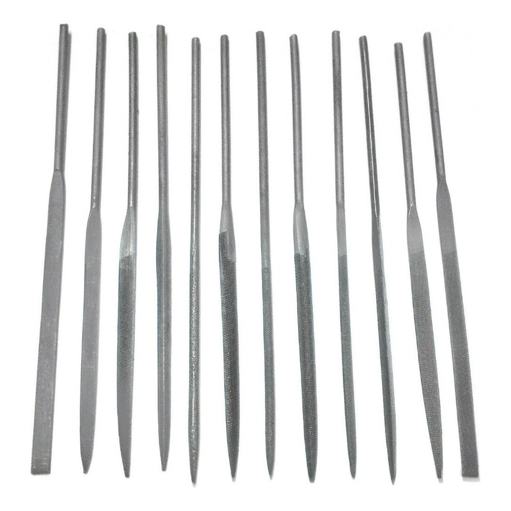 Kit Micro Lima Agulha 12 Pcs Ourives Needle | Shopee Brasil