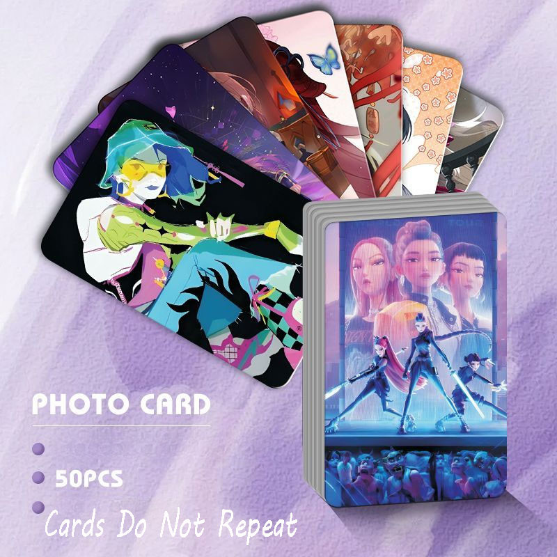 KPop Demon Hunters Photocard Rumi Jinu Derpy Tiger Saja Boys Cartões Lomo Para Fãs | Shopee Brasil
