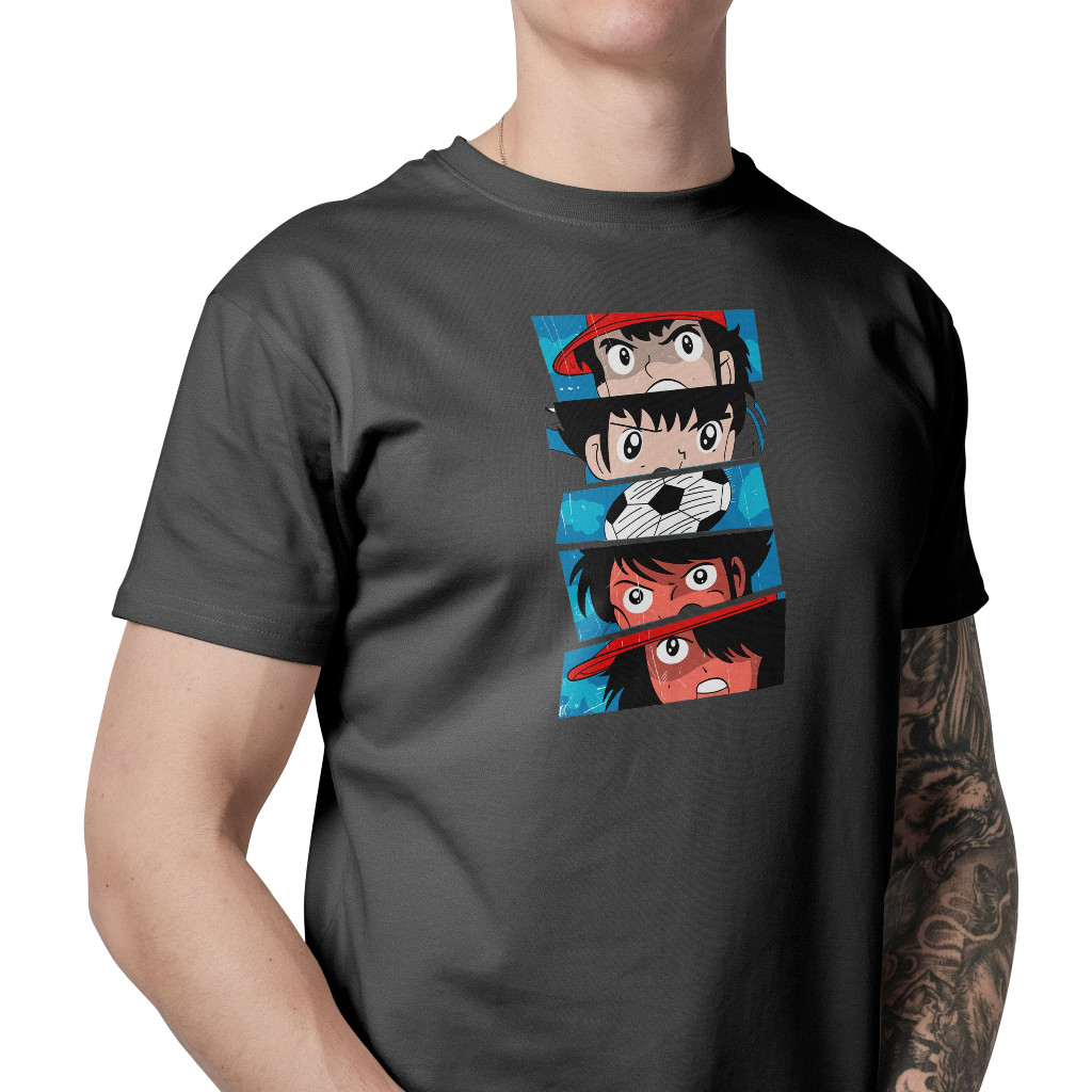 Camiseta Personalizada Anime Captain Tsubasa Oliver Kojiro Genzo Ken ...