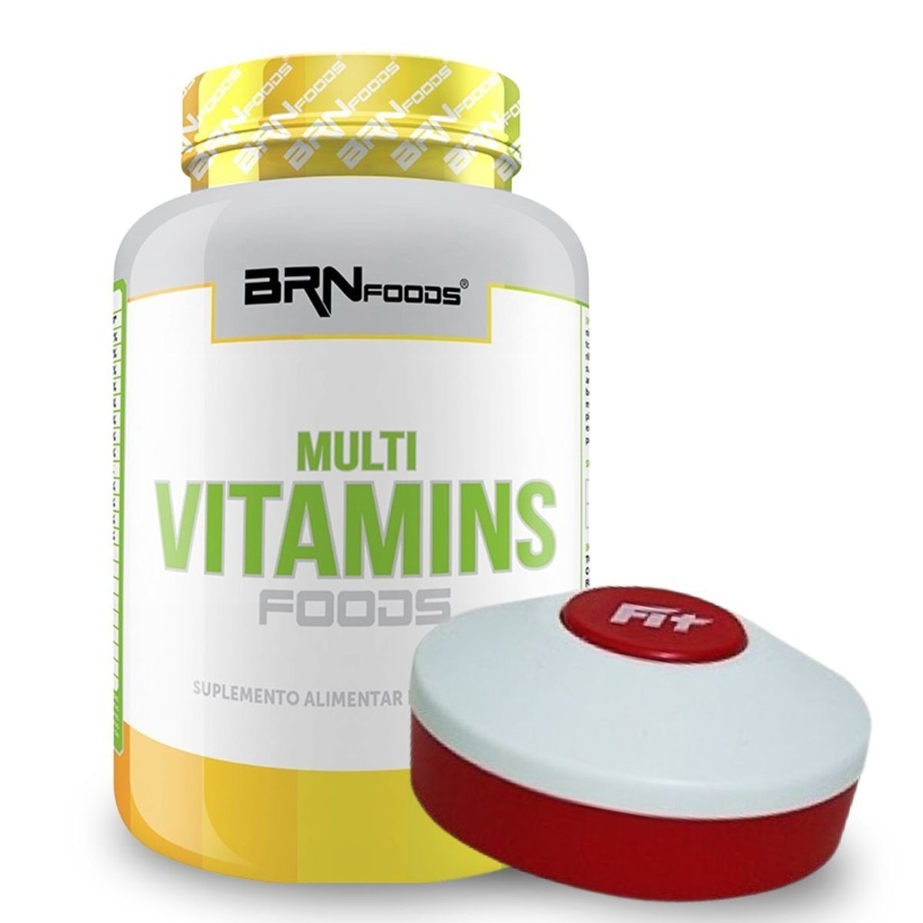 Kit Multivitamínico Multivitamins 90 Cápsulas + Porta Cápsulas 3 ...