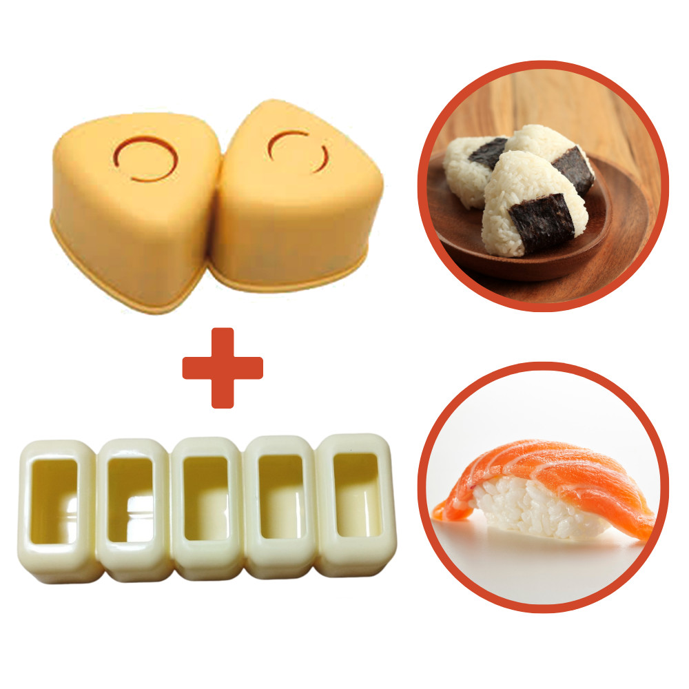 Kit 2 Formas para Sushi e Oniguiri | Shopee Brasil